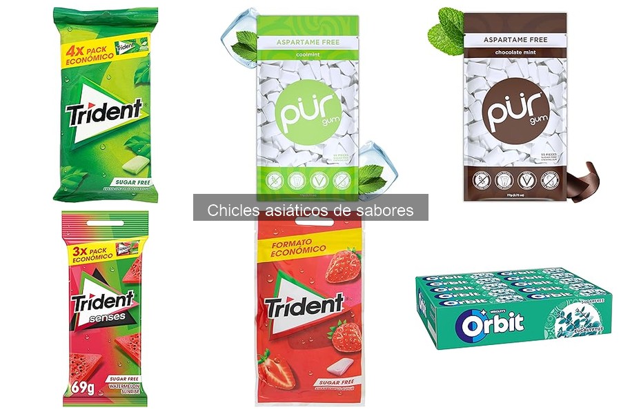 Introducción a los chicles asiáticos de sabores - Baxerri